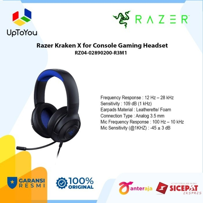 Jual Razer Kraken X for Console Gaming Headset | Shopee Indonesia