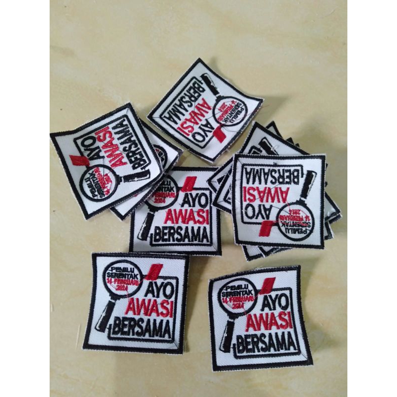 Jual LOGO PEMILU TERBARU 2024 || LOGO PEMILU SERENTAK BORDIR || LOGO ...