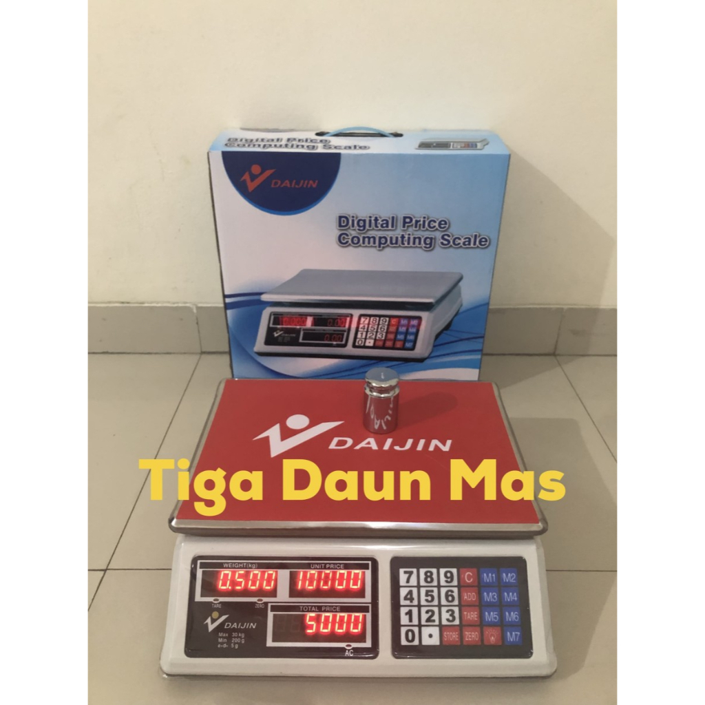 Jual Timbangan Barang Digital 30 kg / Timbangan Laundry/ Timbangan sembako | Shopee Indonesia