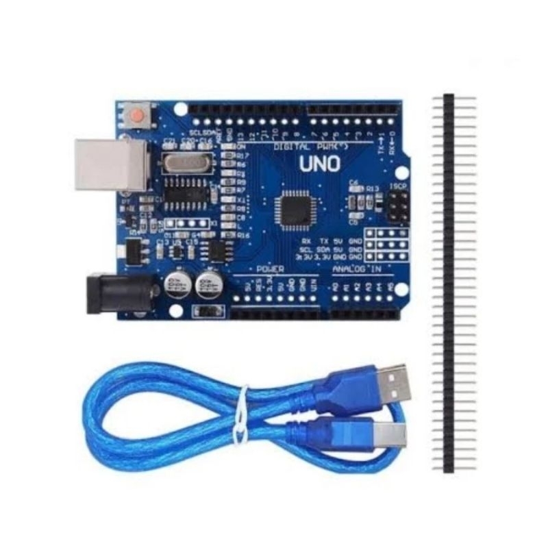 Jual Arduino uno R3 SMD CH340 + kabel USB + pin header | Shopee Indonesia
