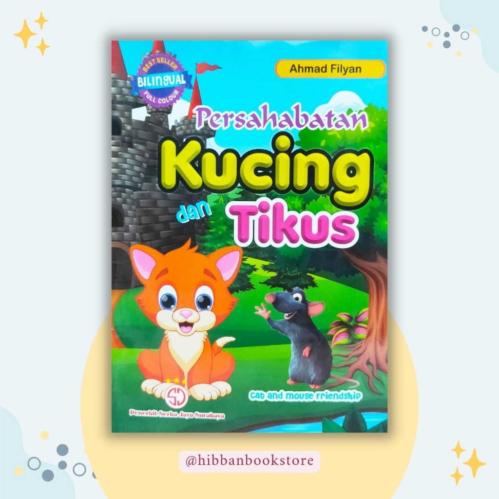 Jual Buku Cerita Anak Dongeng Binatang Lengkap Bilingual Persahabatan Kucing Dan Tikus | Shopee ...