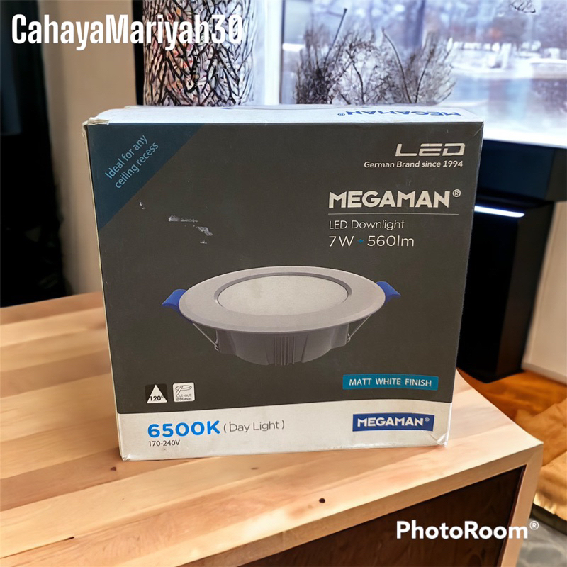 Jual MEGAMAN Downlight 5W 7W 9W 12 W 15 W 18W 24W (6500K) | Shopee ...