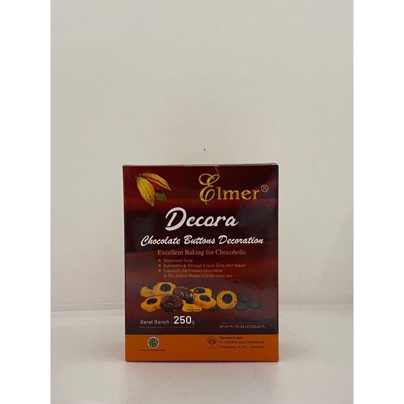 Jual Elmer Choco Button Decora 250gr | Shopee Indonesia