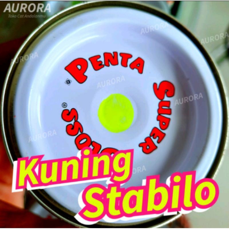 Jual Cat Kuning Stabilo 5860-12086 Penta Super Gloss Fluorent Yellow ...