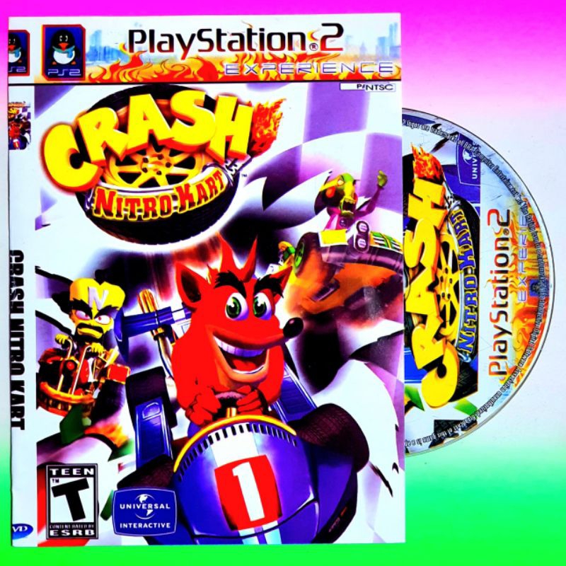 Jual KASET PS2 CRASH NITRO CARS - KASET CD PS2- KASET PS2 2 BALAP ...