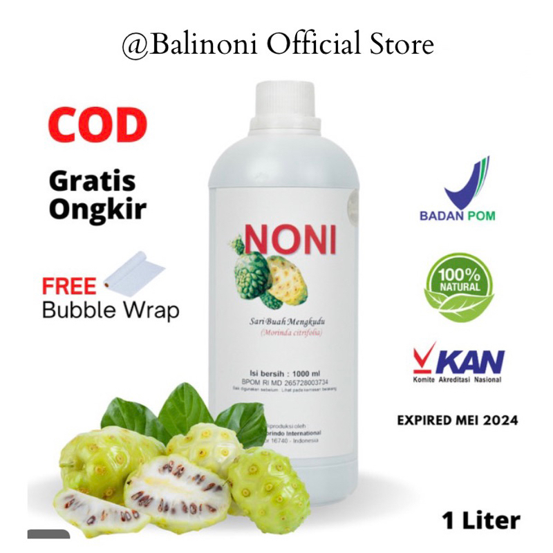 Jual JUS BUAH MENGKUDU ASLI NONI MINUMAN HERBAL INSTAN (1000ml ...