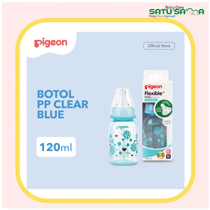 Jual PIGEON BOTOL PP RP CLEAR W/S-TYPE NIPPLE | Shopee Indonesia