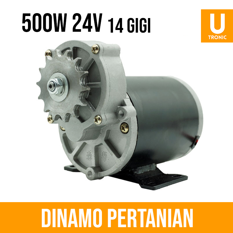 Jual Dinamo Motor High Torsi 500W 24V 14 Gigi Alat Pertanian (7134) | Shopee Indonesia