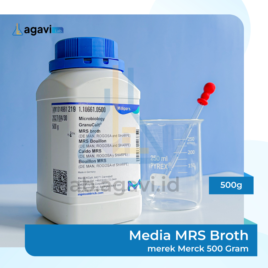 Jual Media MRS Broth merk Merck 500 Gram | Shopee Indonesia