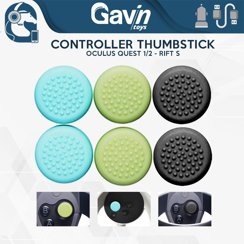 Jual Thumb Grip Virtual Reality Game Quest 2 1 Cover Thumbstick Touch ...