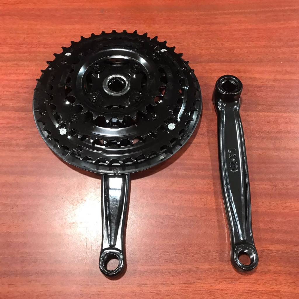 Jual Crank Sepeda MTB 3 Speed 42T 34T 24T Arm 170 BB Kotak Gear Susun ...