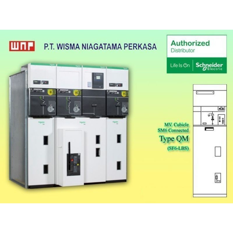 Jual MV. Cubicle SM6 SCHNEIDER type QM (manual) | Shopee Indonesia