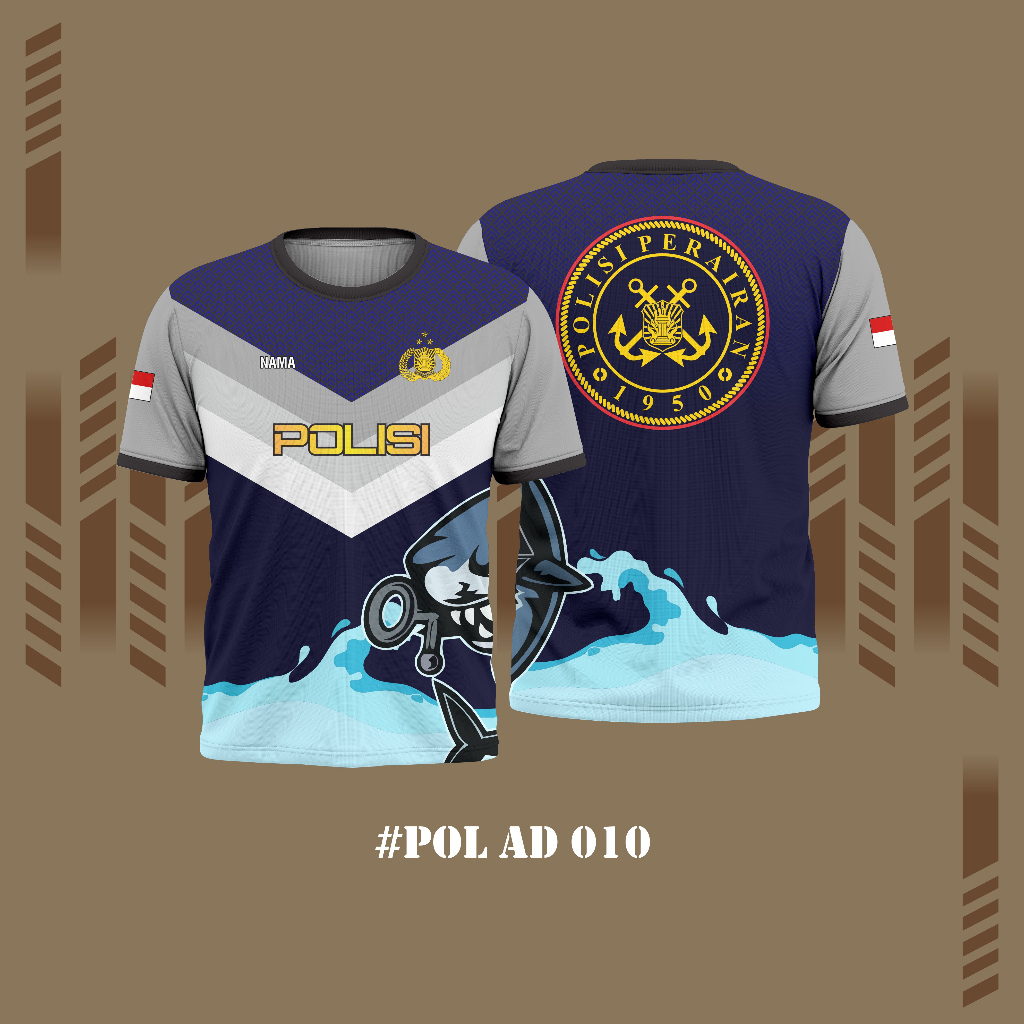 Jual Kaos Jersey Dryfit POLRI Terbaru | Kaos Jersey FullPrinting POLISI ...