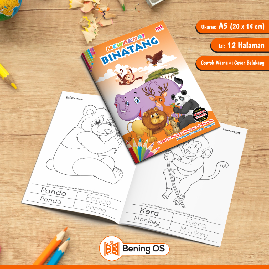 Jual Buku Aktivitas Mewarnai Anak Kreatif (MT) | Shopee Indonesia
