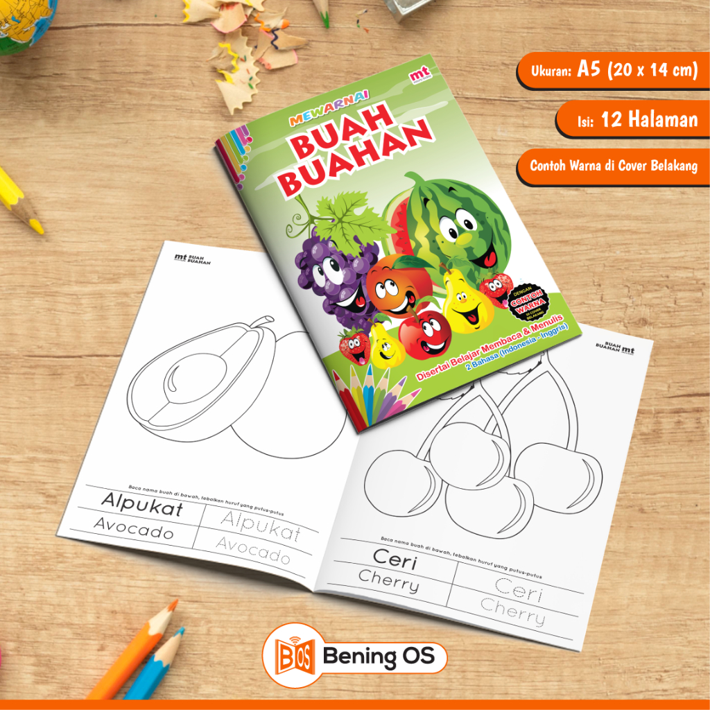 Jual Buku Aktivitas Mewarnai Anak Kreatif (MT) | Shopee Indonesia