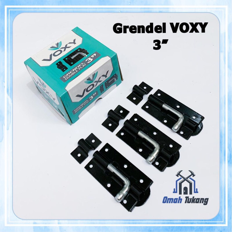 Jual Grendel Hitam VOXY 3” Inch Double Plat Tebal / Grendel VOXY 3 ...