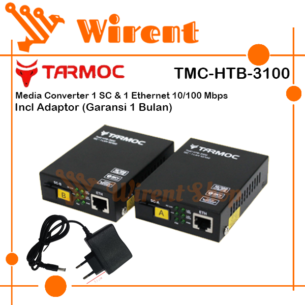 Jual Tarmoc TMC-HTB-3100 Media Converter HTB 3100 10/100 1FO 1Lan | Shopee Indonesia