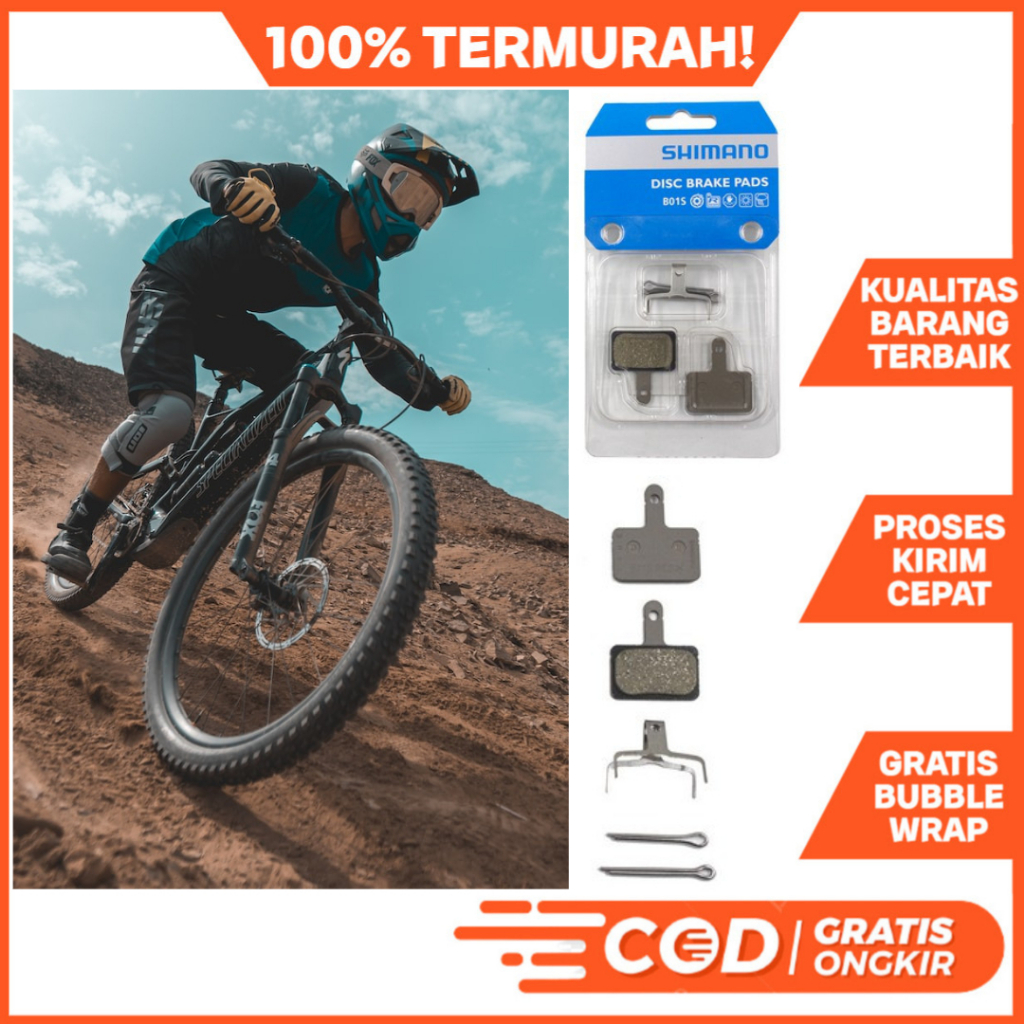 Jual Disc Brakepad Sepeda B01S Resin Kampas Rem Sepeda Gunung MTB Lipat ...