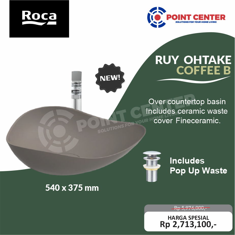 Jual TERLARIS ROCA PROMO WASTAFEL DI ATAS MEJA RUY OHTAKE B2 COFFEE 375 MM | Shopee Indonesia