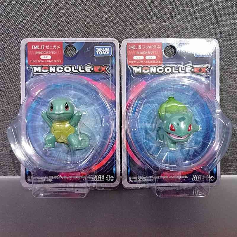 Jual Action Figure SQUIRTLE - BULBASAUR TAKARA TOMY Moncolle Ex - EMC ...