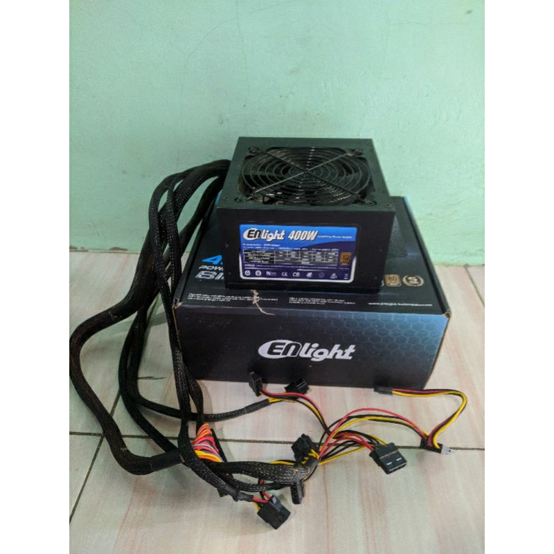 Jual Power Supply Enlight 400W 80+ Bronze | Shopee Indonesia