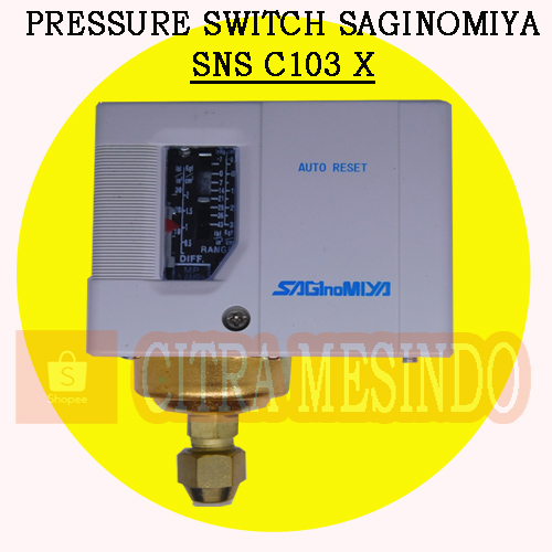 Jual Pressure switch pompa air saginomiya sns-C103X 3 kg, sns-C106X 6 kg, sns-C110X 10 kg, sn ...