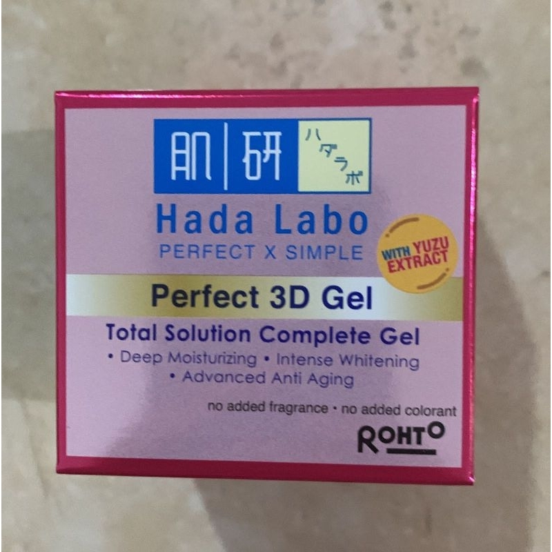 Jual HADA LABO - Hadalabo Perfect X Simple Perfect 3D gel 40g | Shopee Indonesia