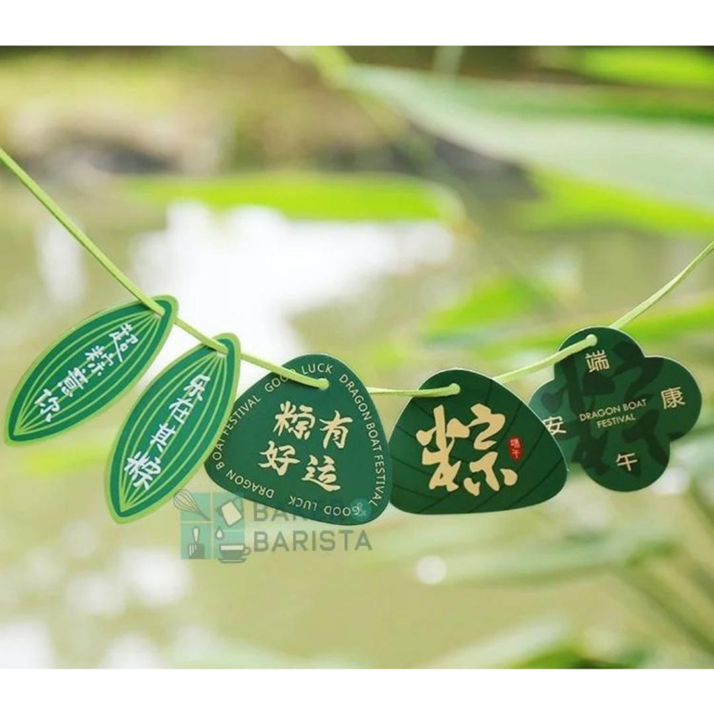 Jual Hang Tag Bakcang Daun 5 pcs/2 lembar | Shopee Indonesia