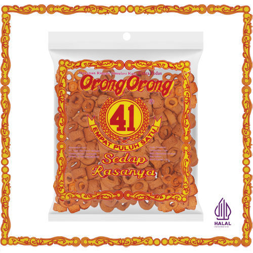 Jual Orong - Orong Merk 41 ( Kerupuk Rasa Pedas) per pcs | Shopee Indonesia