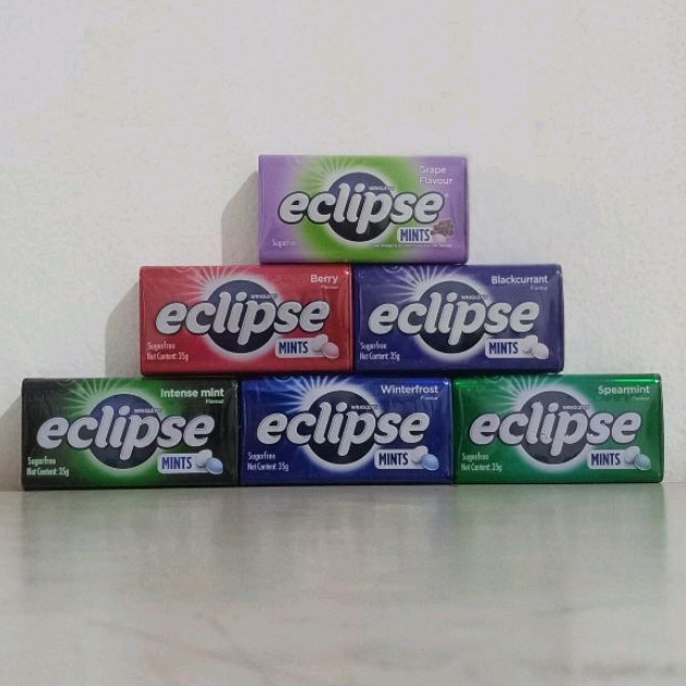 Jual Permen Candy Eclipse Mints Wrigleys Sugarfree Import | Shopee ...