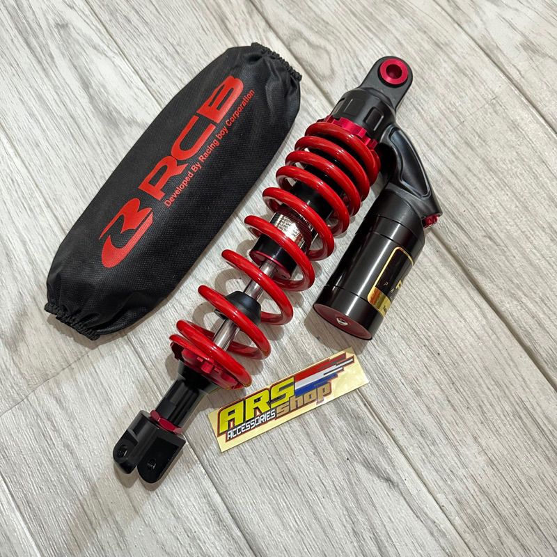 Jual shockbreaker copy rcb full black as gold premium quality shock tabung matic single shock ...