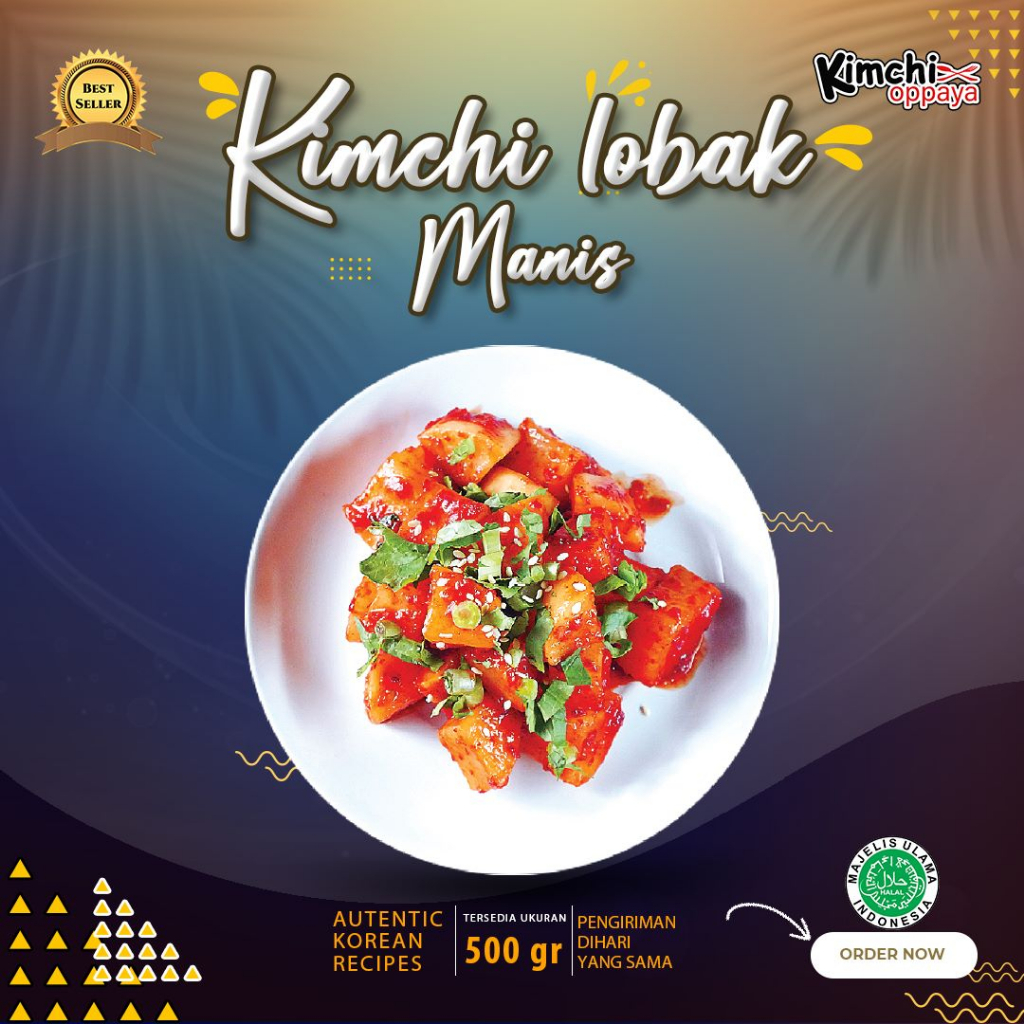 Jual Kimchi Lobak Manis 500Gr Halal Korea | Shopee Indonesia