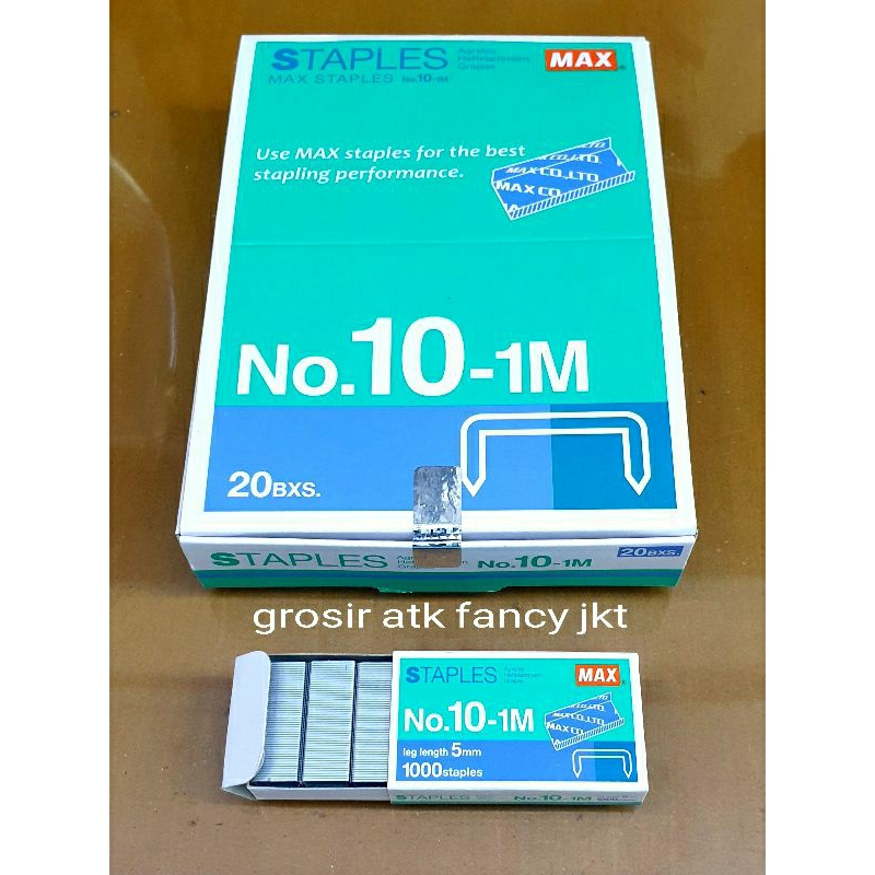 Jual ( 1 pak = 20 dus kecil ) Isi Stapler Staples Hekmesin Neces Max No ...