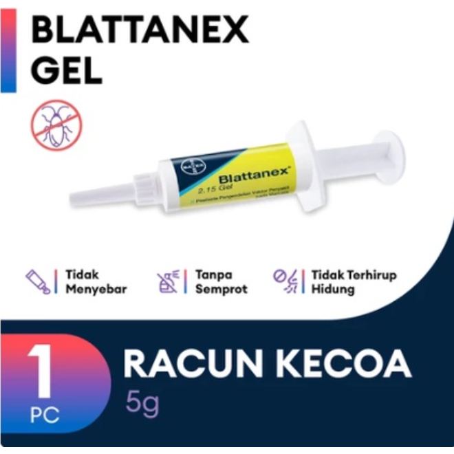 Jual BAYER Blattanex Cockroach Gel 5g 5gram / 12gram Pembasmi Anti Obat ...