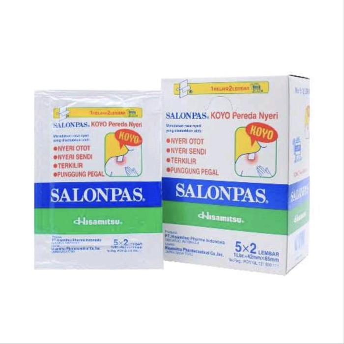 Jual Salonpas Koyo Box 10's Sachet Hisamitsu / Koyo Salonpas Box 10's ...