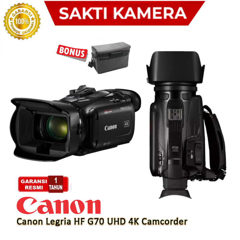 Jual Canon Legria HF G70 UHD 4K Camcorder / Canon Legria HFG70 HF G70 RESMI | Shopee Indonesia