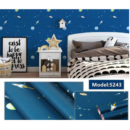 Jual WALLPAPER DINDING KAMAR WALPAPER WALLPAPAER MINIMALIS 10M X 45CM ...