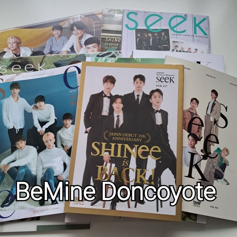 Jual SHINEE SEEK MAGAZINE JAPAN OFFICIAL ONEW KEY MINHO TAEMIN JONGHYUN ...