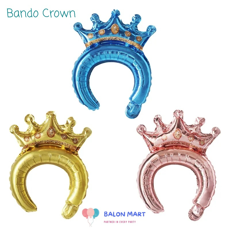 Jual Balon Foil BANDO Crown / Mahkota Ulang Tahun | Shopee Indonesia