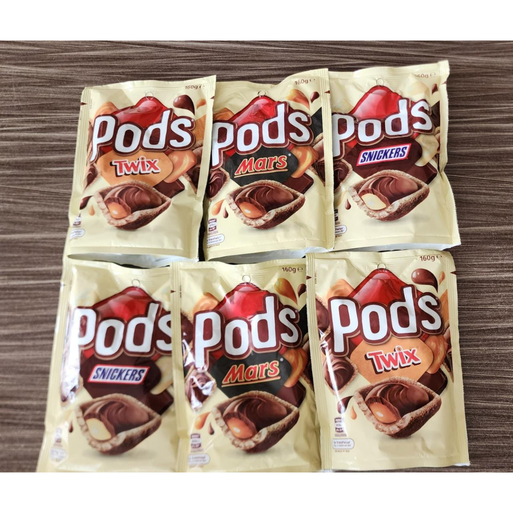 Jual PODS AUSTRALIA COKLAT AUSSIE PODS MARS SNICKERS TWIX CHOCOLATE ...