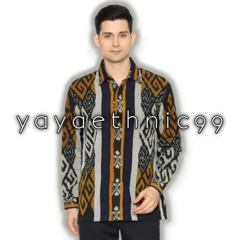 Jual [READY STOCK] Kemeja tenun troso, baju kondangan pria, kemeja ...