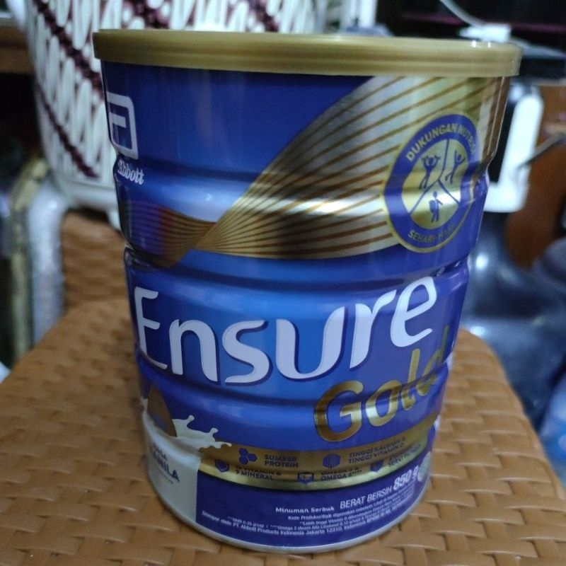 Jual Ensure Gold Vanilla 850gr | Shopee Indonesia