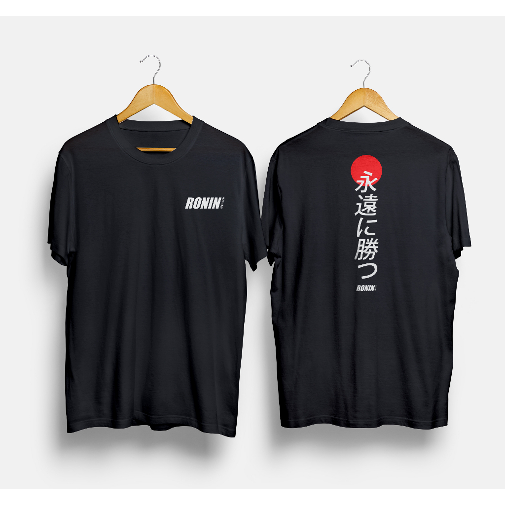 Jual BAJU Kaos Jepang RONIN | Tulisan JEPANG Mandarin | Polyester 20s ...