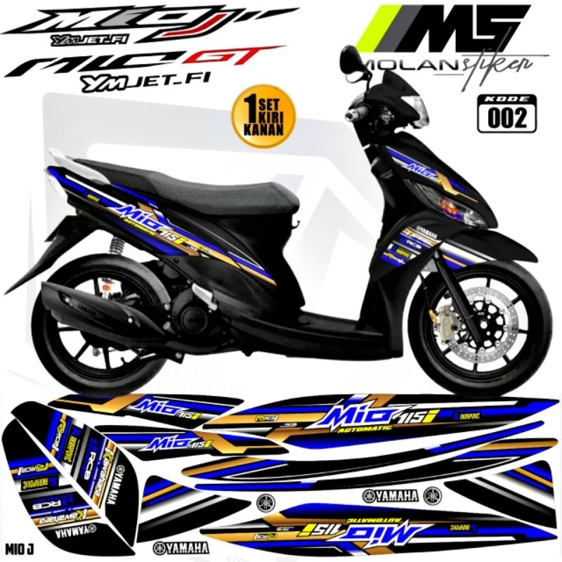 Jual Decal Sticker Striping Variasi Mio J 115 & Mio GT 115 /Mio 115 i - Mio Jet Fi - Mio J Teen ...