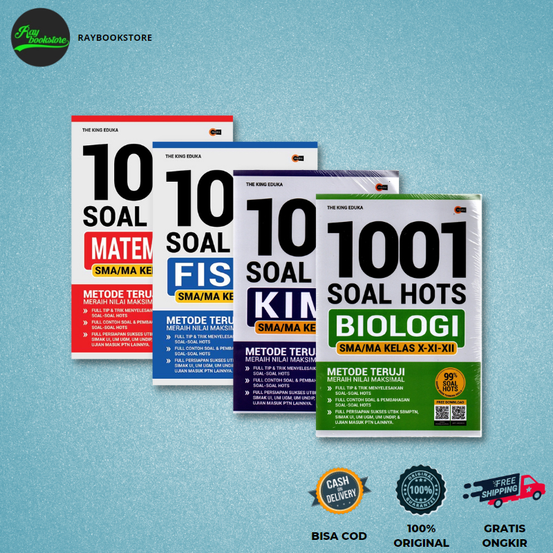 Jual SUPER COMPLETE IPA TERPADU & 1001 SOAL HOTS KIMIA, FISIKA, MATEMATIKA,BIOLOGI SMA KELAS X ...