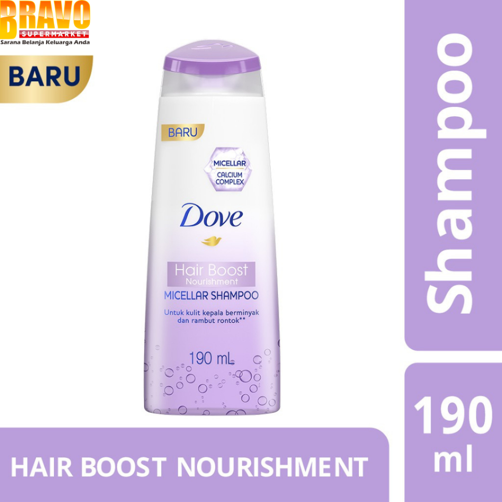 Jual Bravo Bojonegoro - Dove Micellar Shampoo Hair Boost Nourishment Perawatan Rambut Rontok ...