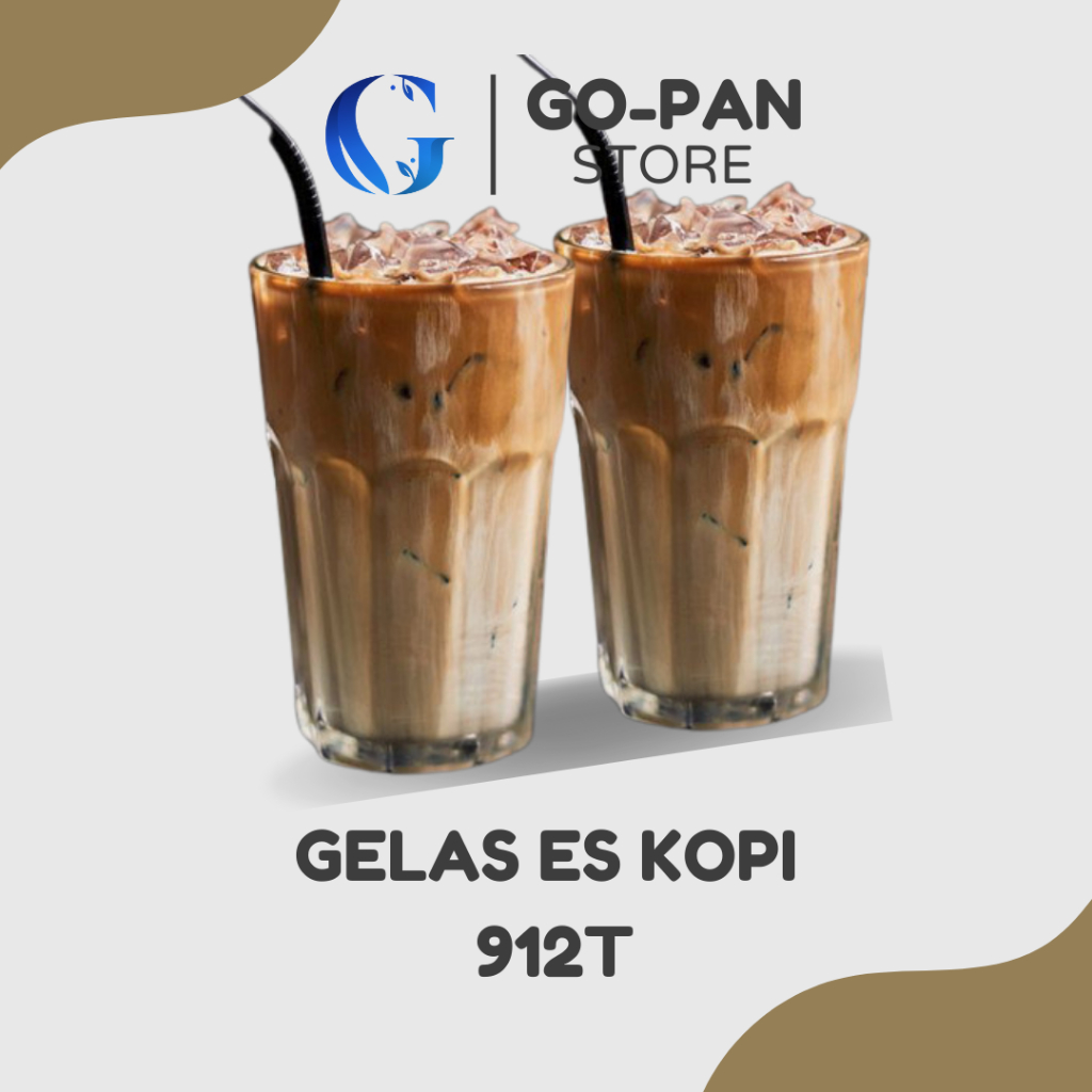 Jual Gelas Kopi Latte Kaca Kedaung 912T 1 Pcs Tinggi Ala Cafe Serbaguna ...
