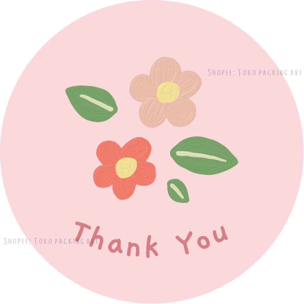Jual Sticker Bulat | Sticker Bulat Cute | Sticker Packing | Sticker ...