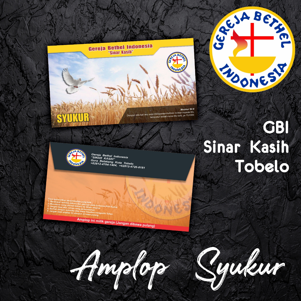 Jual Amplop Persembahan FREE CUSTOM DESAIN | Shopee Indonesia