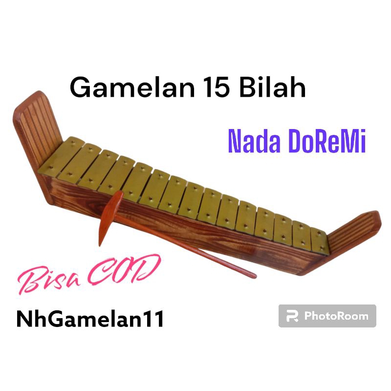 Jual Alat Musik Gamelan Saron 15 Bilah - Mainan anak tradisional, khas ...